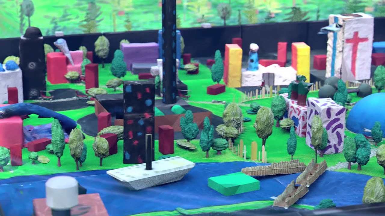 ArtStation - Future city visualization designed and directed by kids!