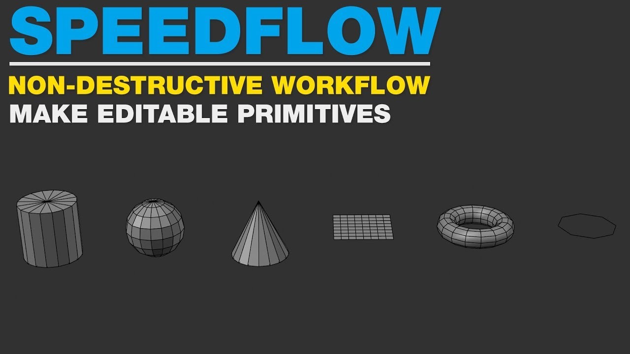 ArtStation - Fully editable Primitives on Blender