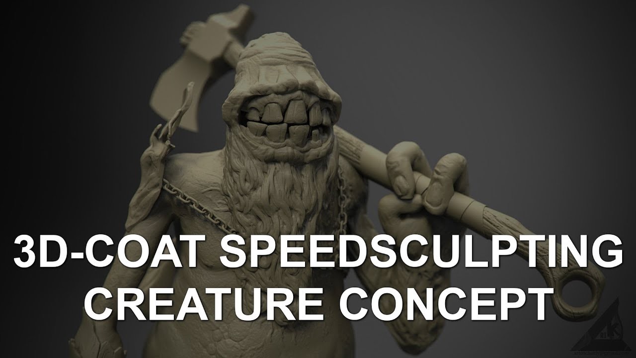Artstation 3d Coat Speed Sculpting Creature Concept