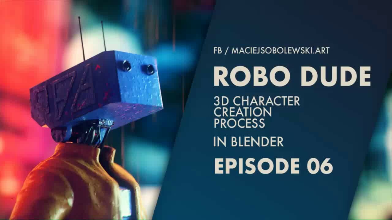 ArtStation - ROBO DUDE CHARACTER making of / timelapse 06