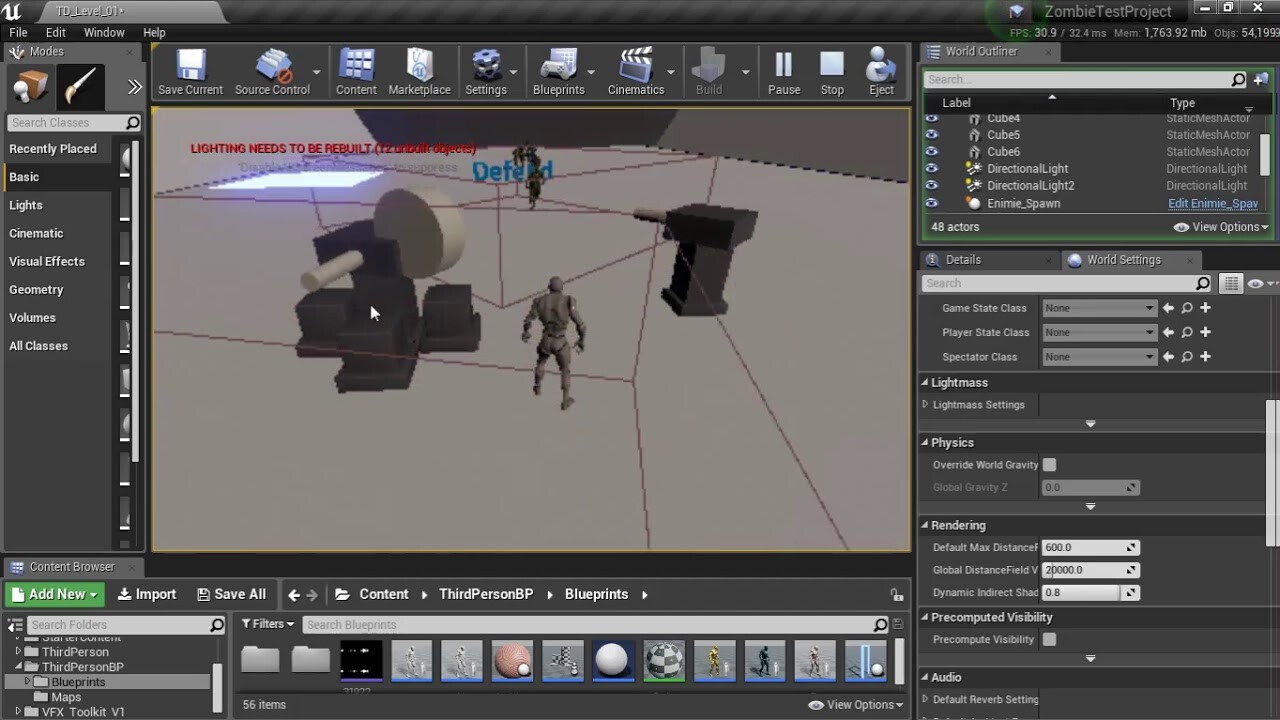 ArtStation - Tower Defense: Turret and UI builder test _001