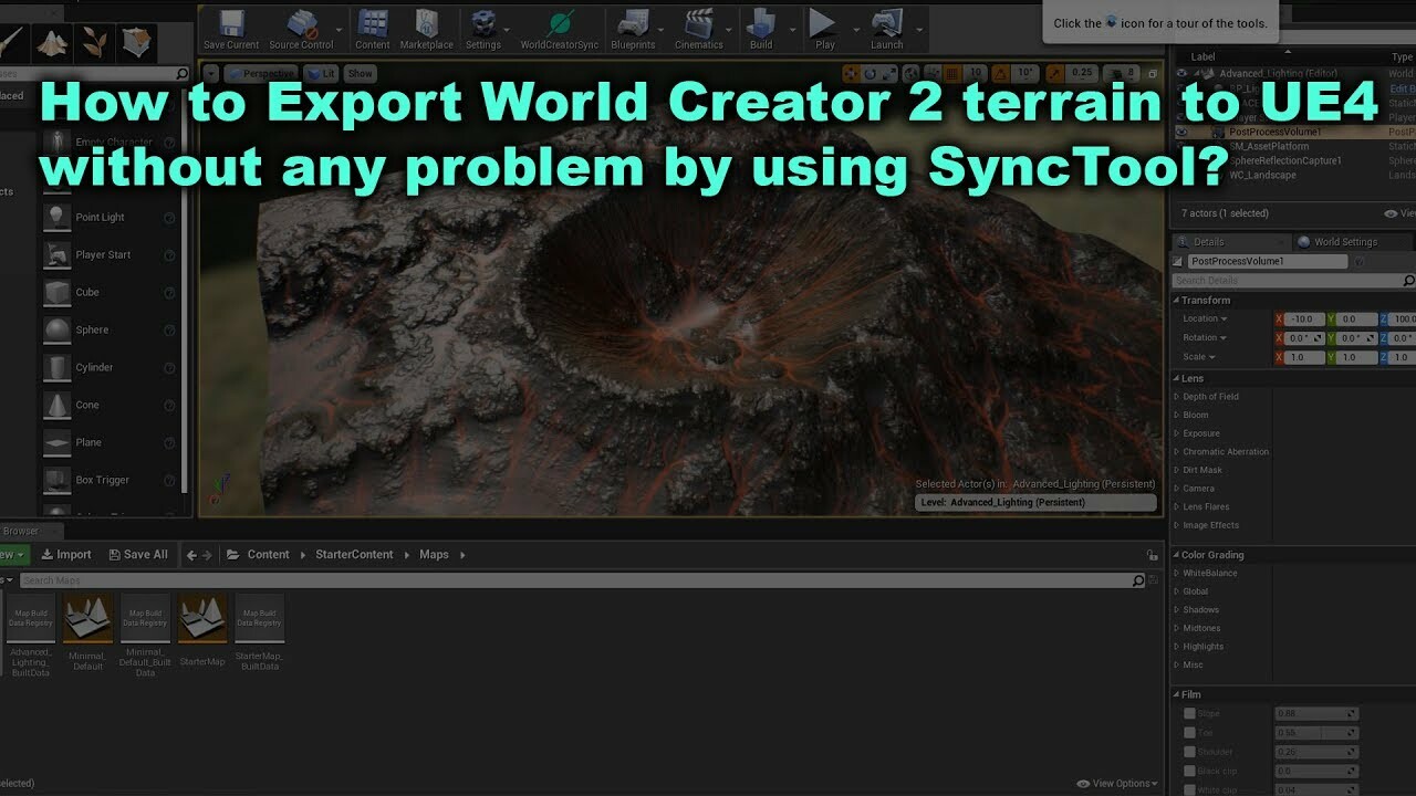 ArtStation - World Creator 2. How to export landscape to UE4 by using ...