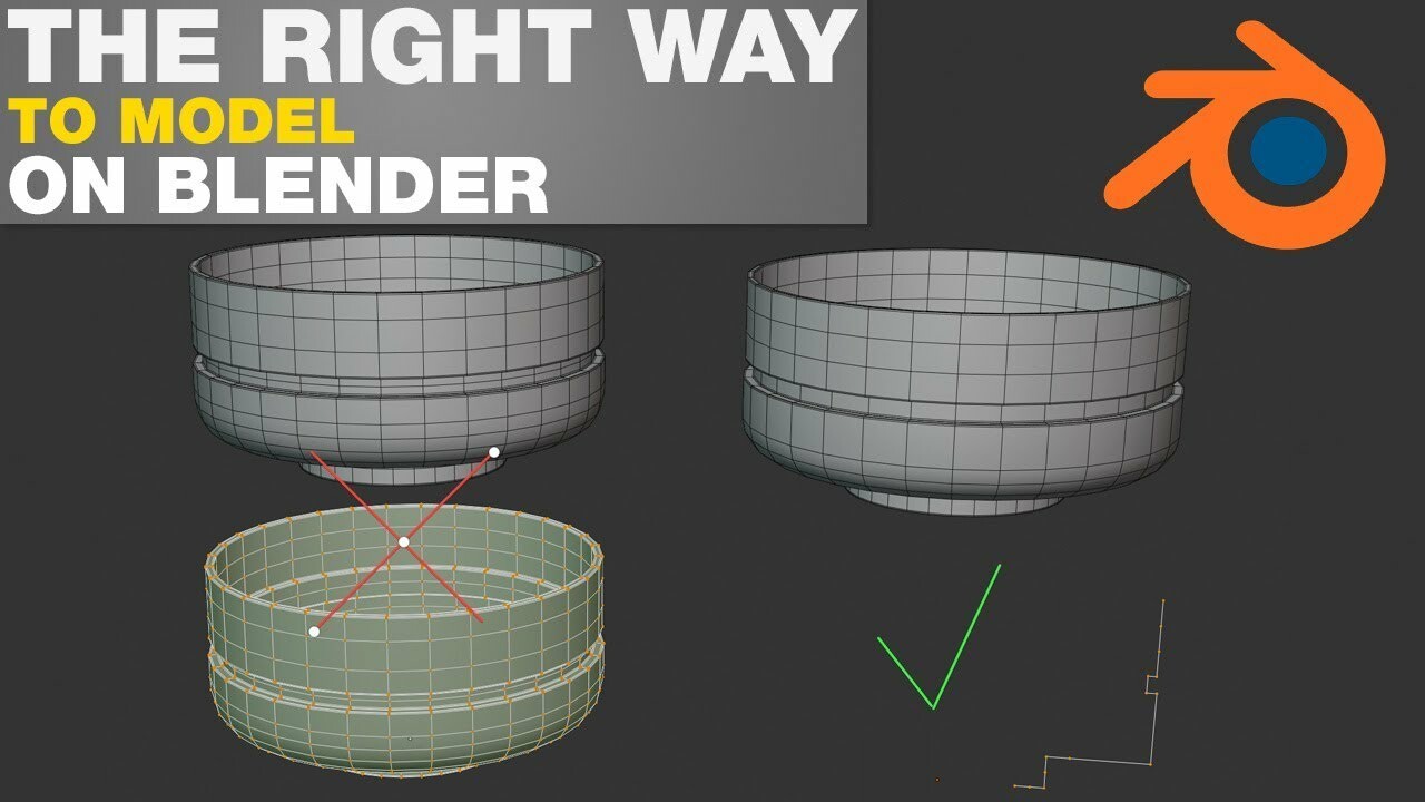 ArtStation - The Right way to model on Blender!