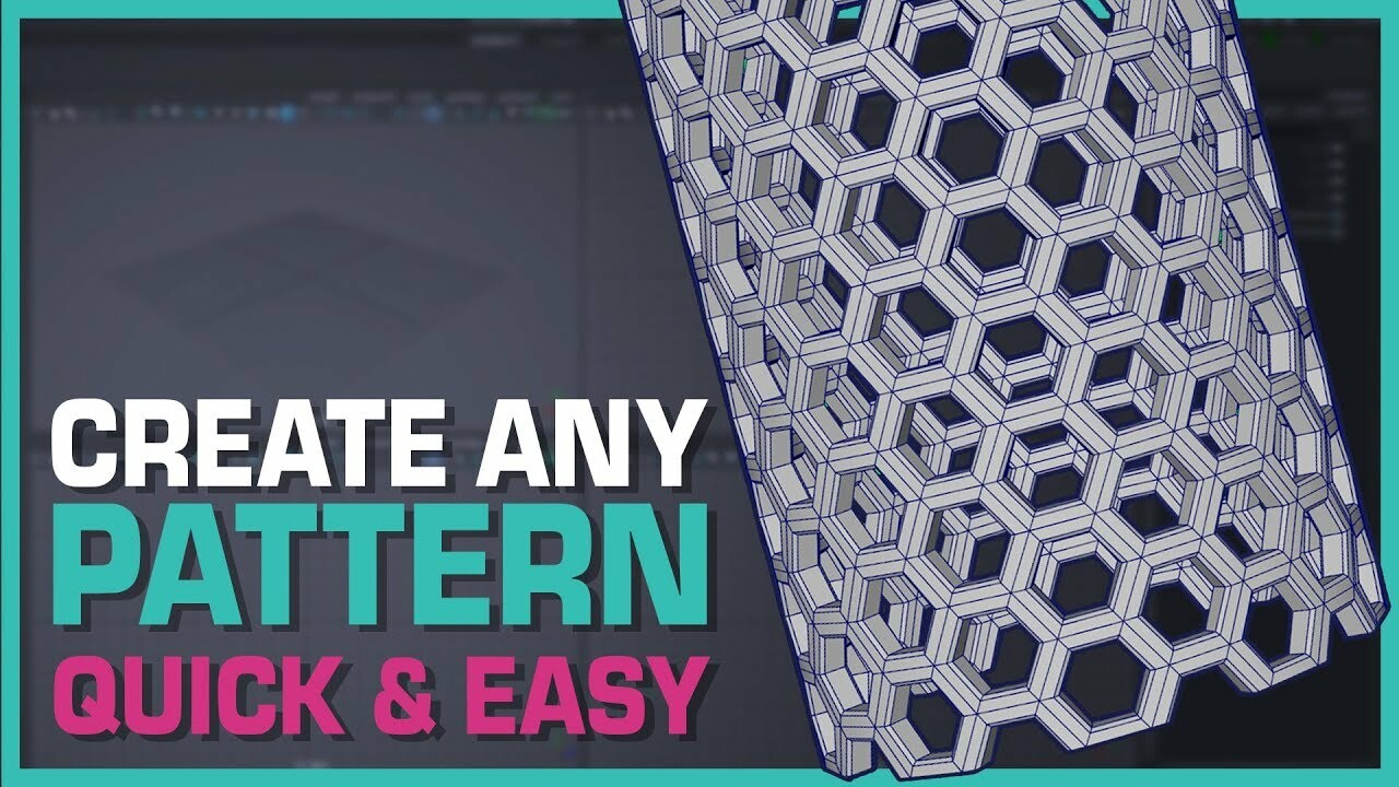 JL Mussi - Maya Hard Surface Modeling: How To 3D Model Any Pattern