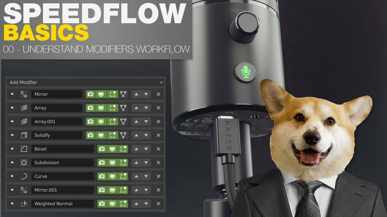 ArtStation - Speedflow Basics - 00 - Understand Modifiers Workflow