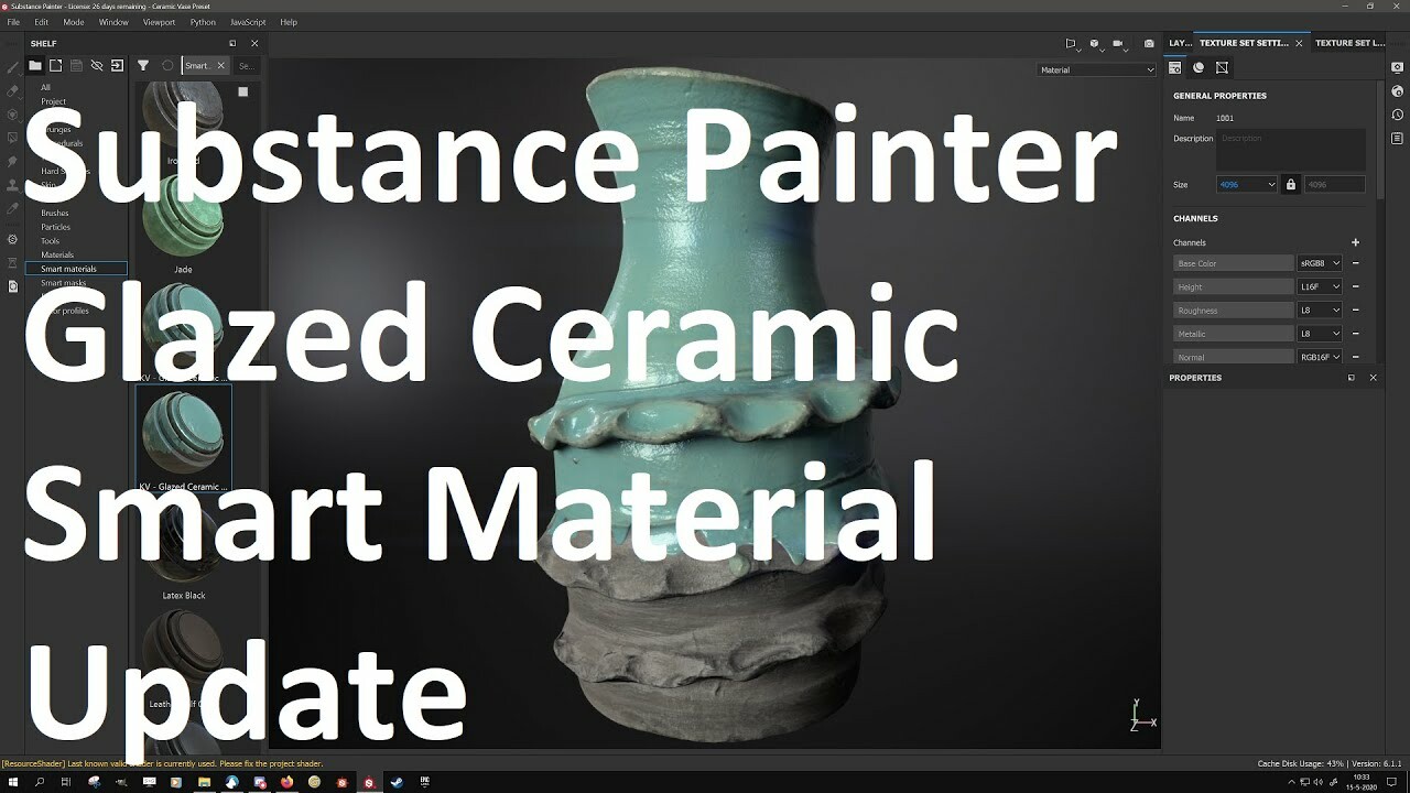 ArtStation - Smart Materials - Glazed Ceramic Update