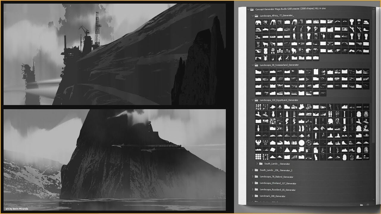 ArtStation - Concept Generator Tool For Photoshop