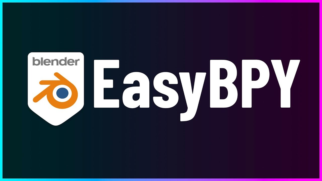 ArtStation - EasyBPY for Blender!