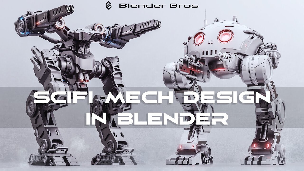 ArtStation - New Blender Bros Hard Surface Mech Design Course for ...