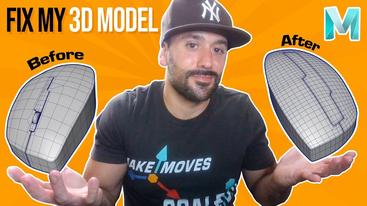 ArtStation - Maya Hard Surface Modeling Tutorial: Easy Details on Curved Surfaces with No Pinching.