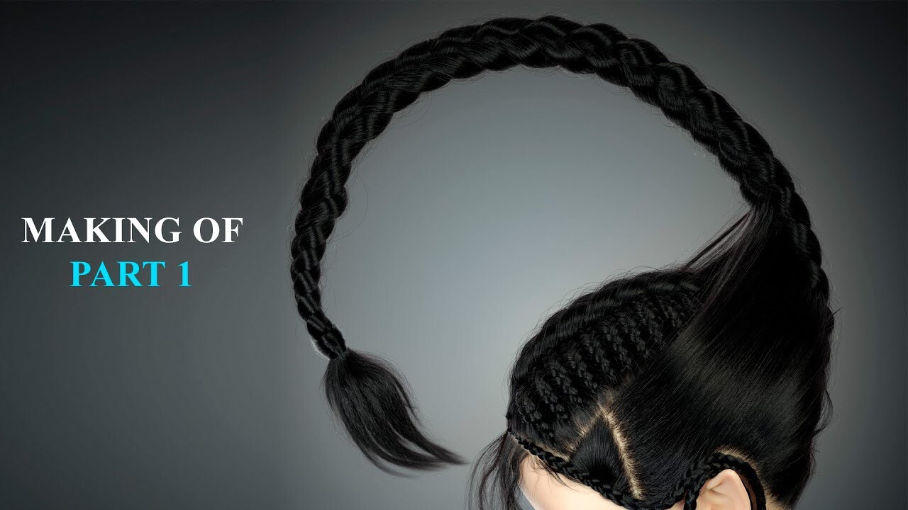 GroomTD/LookDev - Andrew Krivulya - Making of "Scorpion hair". Part 1 ...