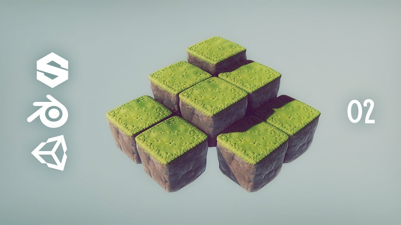 ArtStation - (Part 2) Blender Speed Modeling & Texturing 3d Game-ready ...