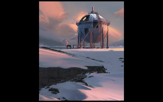 ArtStation | Michael Shinde submission on 2D Environment Art Challenge